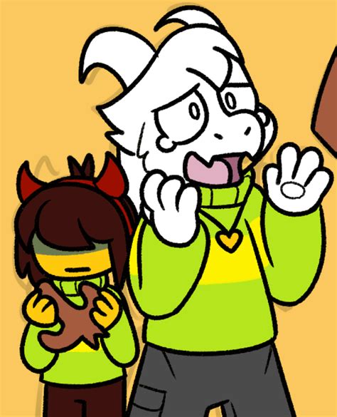 Some Asriel And Kris Expressions From A Comic Im Chipping Away At R Deltarune