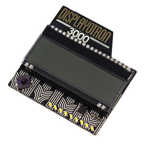Pimoroni Display O Tron 3000 16x3 Rgb Lcd Display For Raspberry Pi A