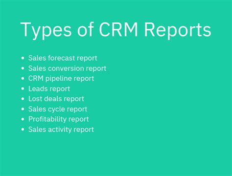 How To Make A Crm Report