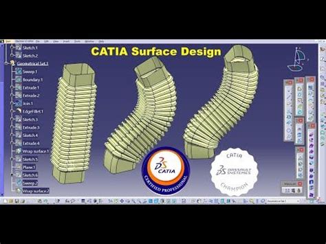 151 How To Create Different Shapes Of Bellows Using CATIA Generative