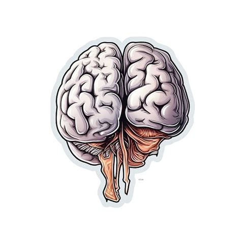 Premium Ai Image Brain Vector Illustration