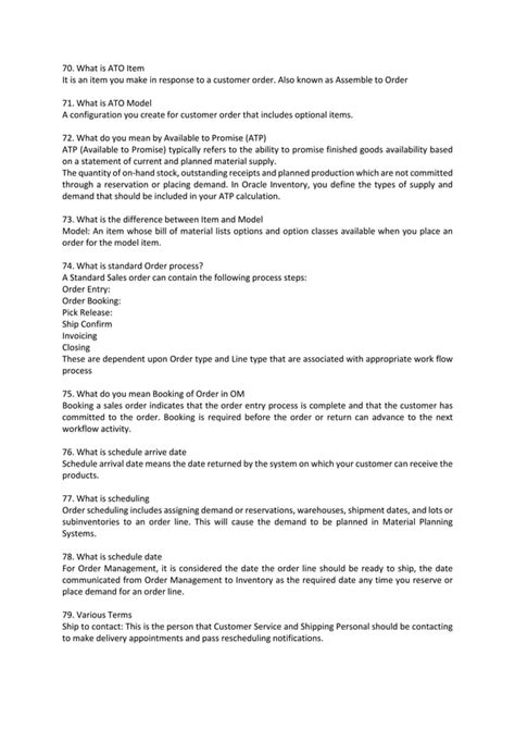 oracle r12 scm functional interview questions order management pdf