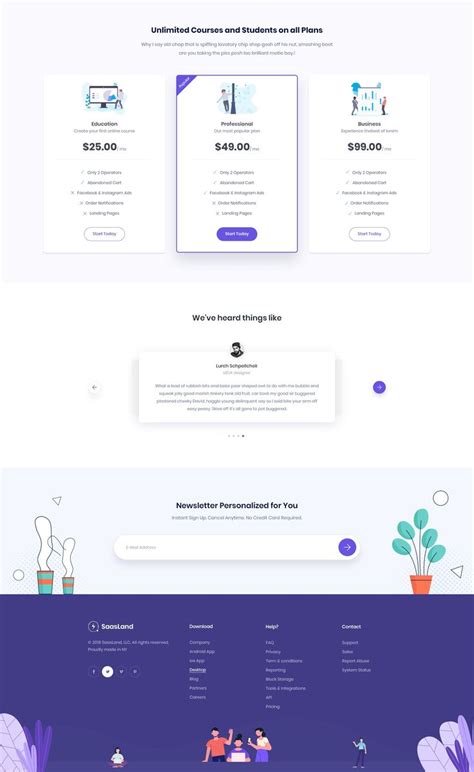 Saasland Multipurpose Wordpress Theme For Startup Business Creative Wordpress Themes