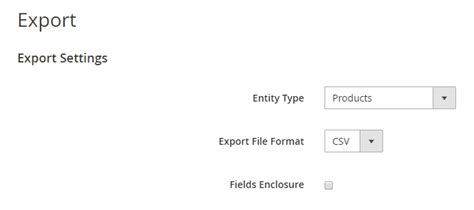 magento export products easy step by step explanation