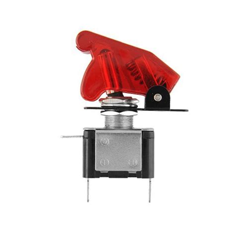 Lanema Heavy Duty 12 Volt Led Lighted Toggle Switch Heavy Duty Covered Illuminated Lit