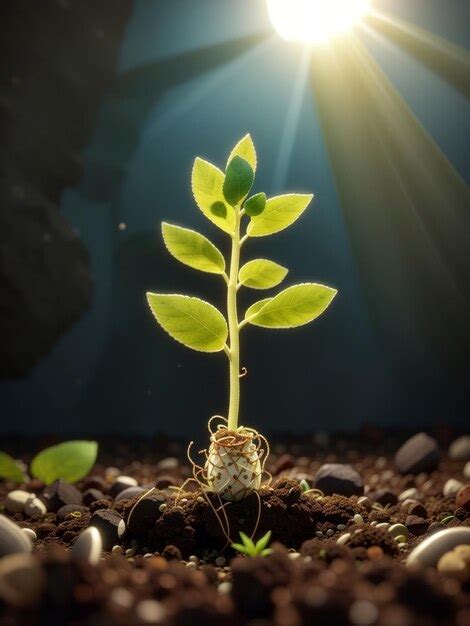 Premium AI Image Tree Growth Financial Value Up