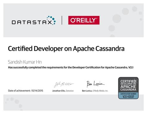 Cassandra Developer Certification Ppt