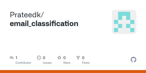 Github Prateedkemailclassification