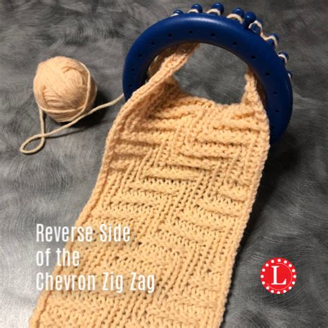 Chevron Zig Zag Stitch Pattern Video LoomaHat Com