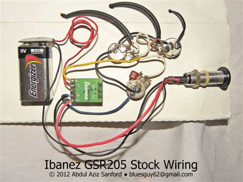 Ibanez Bass Wiring Diagrams