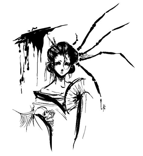 17 Best Images About Jorogumo Yokai On Pinterest Legends The Spider