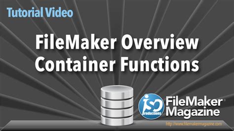 Filemaker Overview Container Functions Fm4u