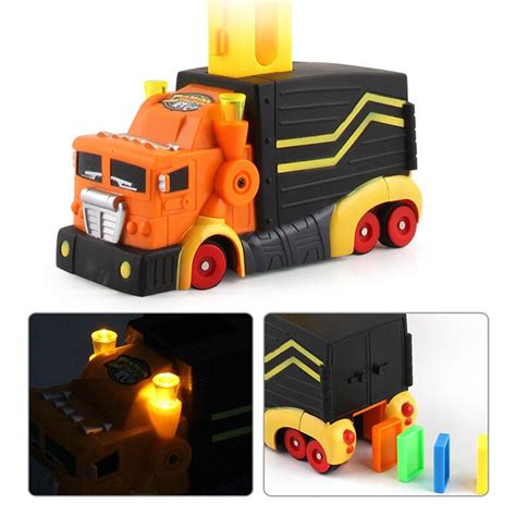 domino block game set light sound rally train elec vicedeal