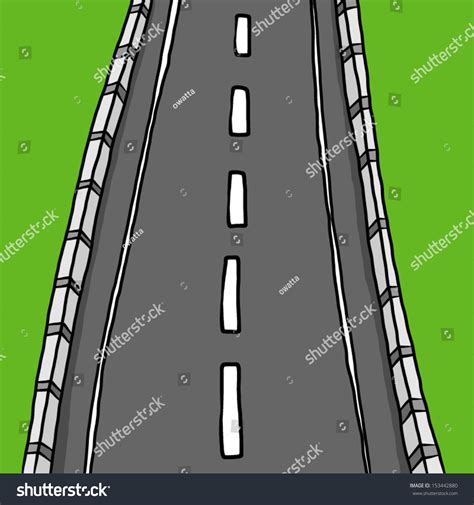 Road Cartoon Vector And Illustration Isolated On White Background