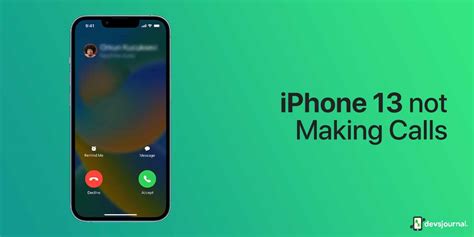 Fix IPhone Not Making Calls DevsJournal
