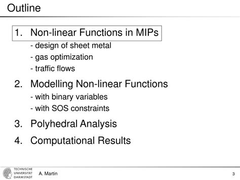 Ppt Approximation Of Non Linear Functions In Mixed Integer