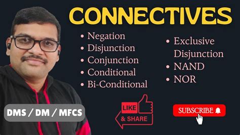Connectives In Dms Conjunction Disjunction Negation