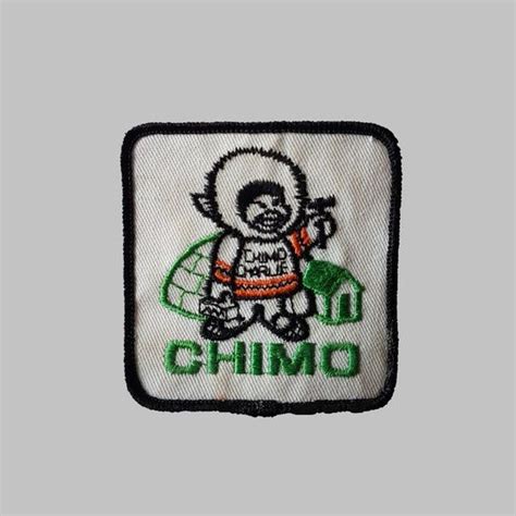 Vintage 80s Chimo Charlie Patch Applique Crest Logo 275 Etsy Canada
