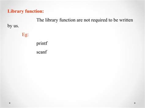 User Defined Function Ppt