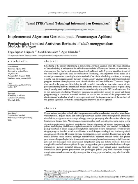 Solution Pdf Implementasi Algoritma Genetika Pada Perancangan Aplikasi