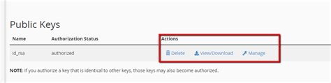 Managing The Ssh Access Keys In Cpanel Hostarmada