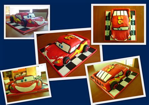 Sensações Coloridas Bolo Faísca Mcqueen