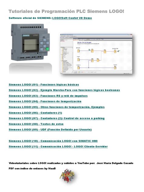 Tutoriales De Programación Plc Siemens Logo Pdf