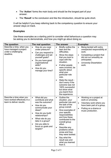 Answering Competency Based Questions PDF