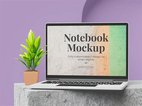 Modern Laptop Scene Mockup Ultimate Design Tool