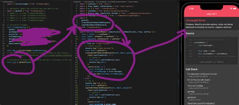 Eli5 Firebaseerror Firebase Need To Provide Options When Not Being