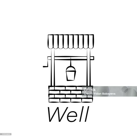 잘 손 그리기 아이콘입니다 농업 그림 아이콘의 요소입니다 기호와 기호는 웹 로고 모바일 앱 Ui Ux에 사용할 수 있습니다