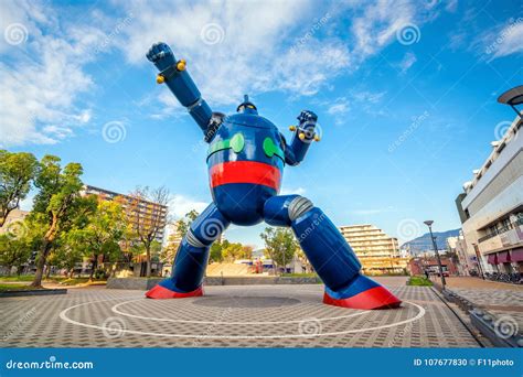 The Gigantor Robot Monument At Shin Nagata Station In Kobe Editorial