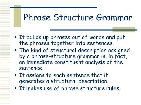Ppt Models Of Generative Grammar Powerpoint Presentation Free Download Id4123964