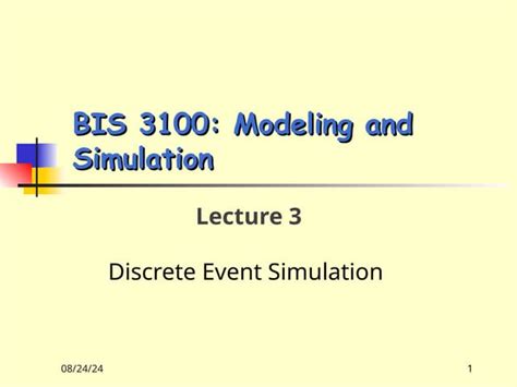 Queuing Theory For Modelling And Sumilationppt
