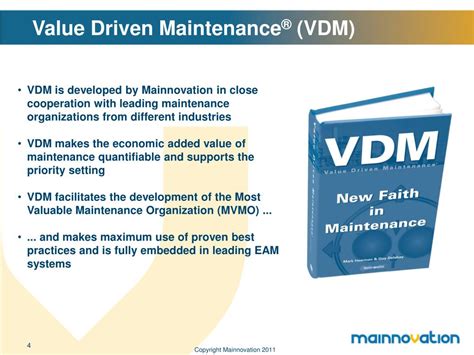 Ppt Value Driven Maintenance Powerpoint Presentation Free Download