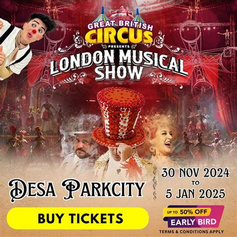 30 November 2024 5 January 2025 Great British Circus London