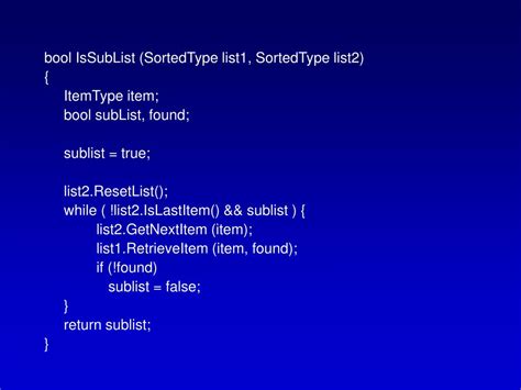 PPT Implementing A Sorted List As A Linked Structure PowerPoint Presentation ID