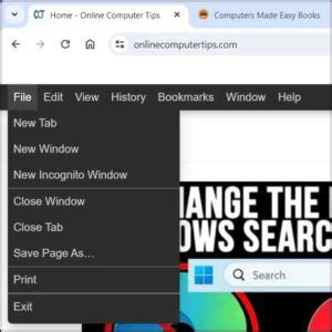 Add A Menu Toolbar To Google Chrome Or Microsoft Edge Online Computer Tips