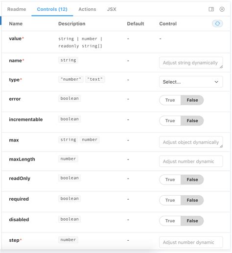 Display The Subcomponents Api Inside The Controls Addons Canvas · Issue 13379 · Storybookjs