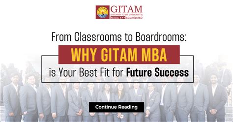 From Classrooms To Boardrooms Why Gitam Mba Is Your Best Fit For Future Success Pagalguy