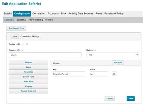 Create And Configure A Web Services Application In Sailpoint Identityiq