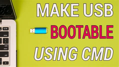 How To Make Usb Bootable Using Cmd In Windows 10 Usb Computer Youtube