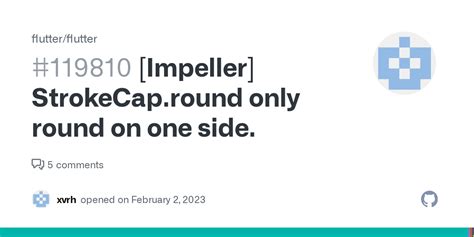 Impeller Strokecapround Only Round On One Side · Issue 119810