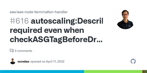 autoscaling describeautoscalinginstances required even when checkasgtagbeforedraining set to