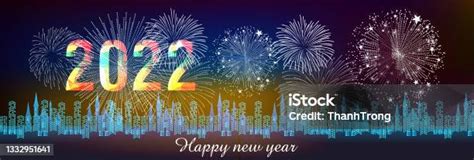 2022년 새해 복 많은 불꽃놀이가 터져 나오다 메리 크리스마스 축제에 대한 배경 12월 31일에 대한 스톡 벡터 아트 및 기타 이미지 12월 31일 2022년 겨울
