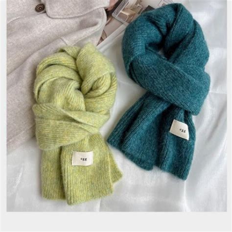 겨울 울 Cfouyuot 니트 골지 목도리 머플러 단색 캐시미어 목도마룬one 홈플러스 판매자택배