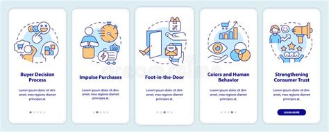 Impactful Marketing Tactics Onboarding Mobile App Screen Stock Vector Illustration Of Mockup