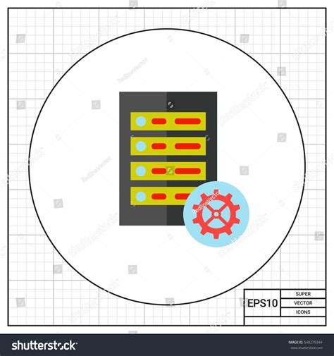 Repair Server Icon Stock Vector Royalty Free 548279344 Shutterstock