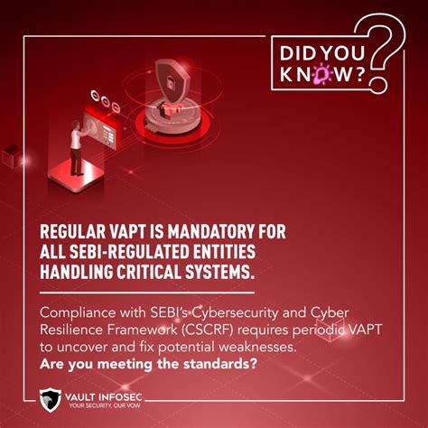 Vault Infosec On Linkedin Vaultinfosec Cyberresilience Vapt Sebicompliance Cybersecurity…