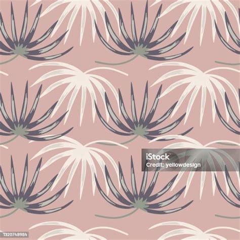 흰색과 파란색 의 열대 열대 는 낙서 스타일로 매끄러운 패턴을 남깁니다 라일락 배경 플로럴 프린트 0명에 대한 스톡 벡터 아트 및 기타 이미지 Istock